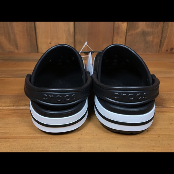 CROCS | Shoes | Crocs Bayaband Clog Black White Unisex | Poshmark